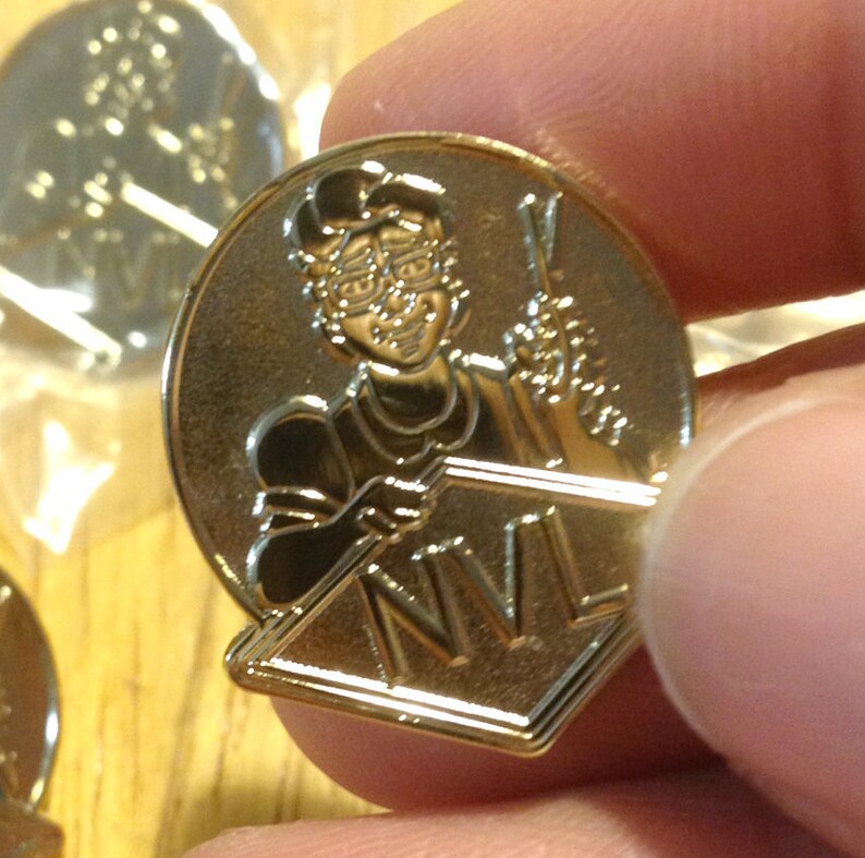 Exclusive NVL 'gold' Lapel Pin 1 Inch - Etsy