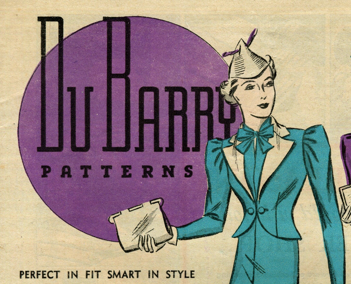 Du Barry Patterns Booklet March 1937 in PDF - Etsy