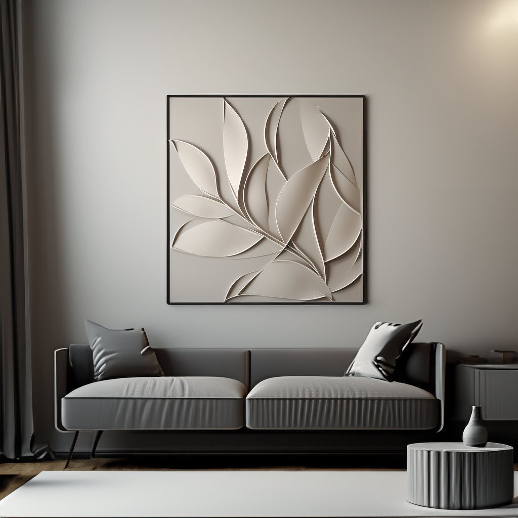 Artistic Wood Sculpture for Wall Embellishment, Carved Wall Art ...