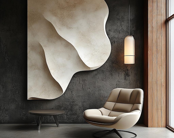 Irregular Wood-toned Wall Decoration, Handcrafted Carving, 3D - Etsy Canada