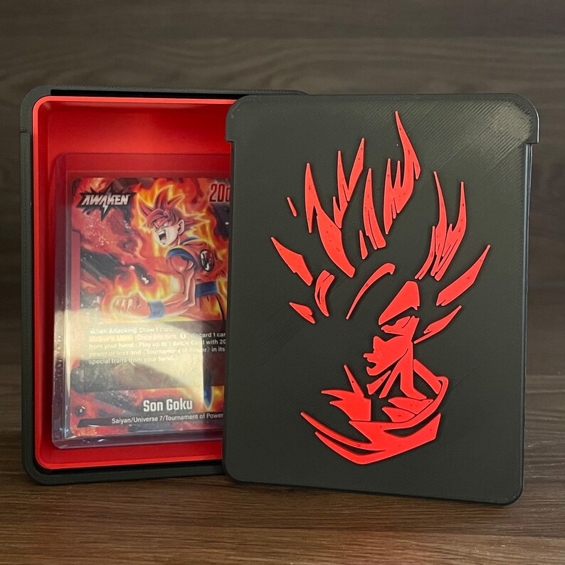 Deckbox Card Holder Dragon Ball Goku & Vegeta - Etsy