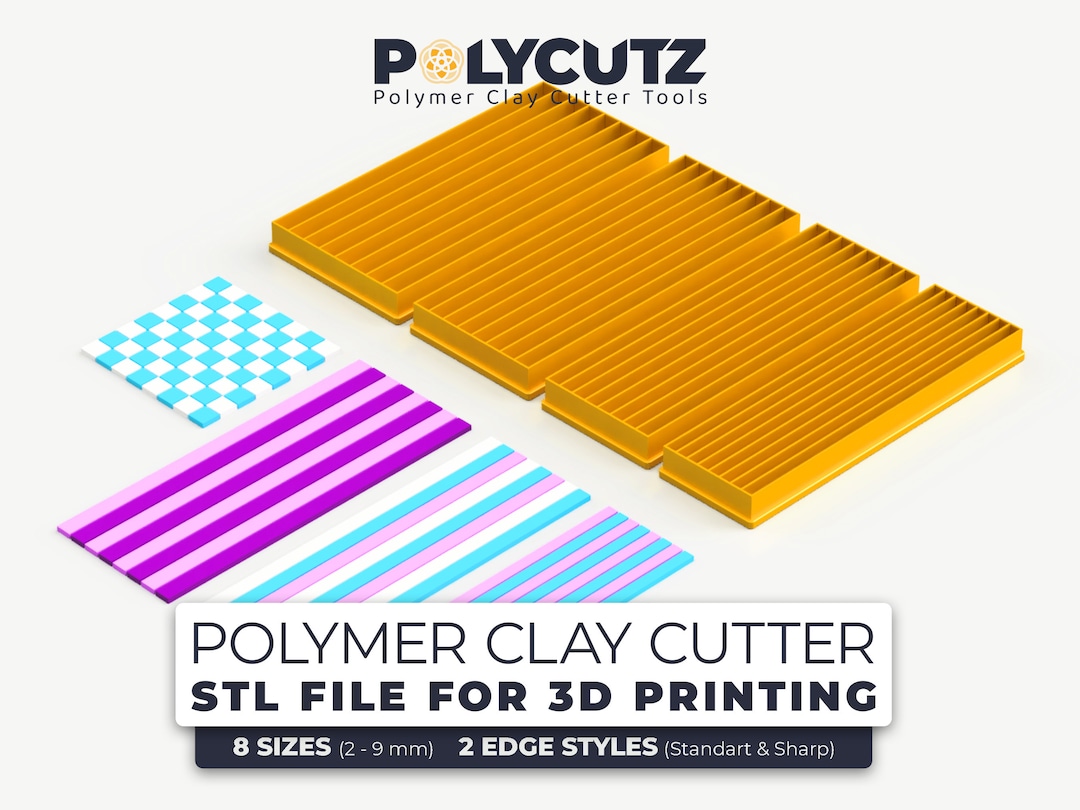Stripe Tool Polymer Clay Cutter STL Stripe Line Clay Cutter STL Polymer ...