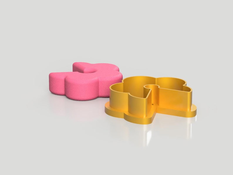 Botanical Bloom Polymer Clay Template File Garden Flower Earring Clay ...