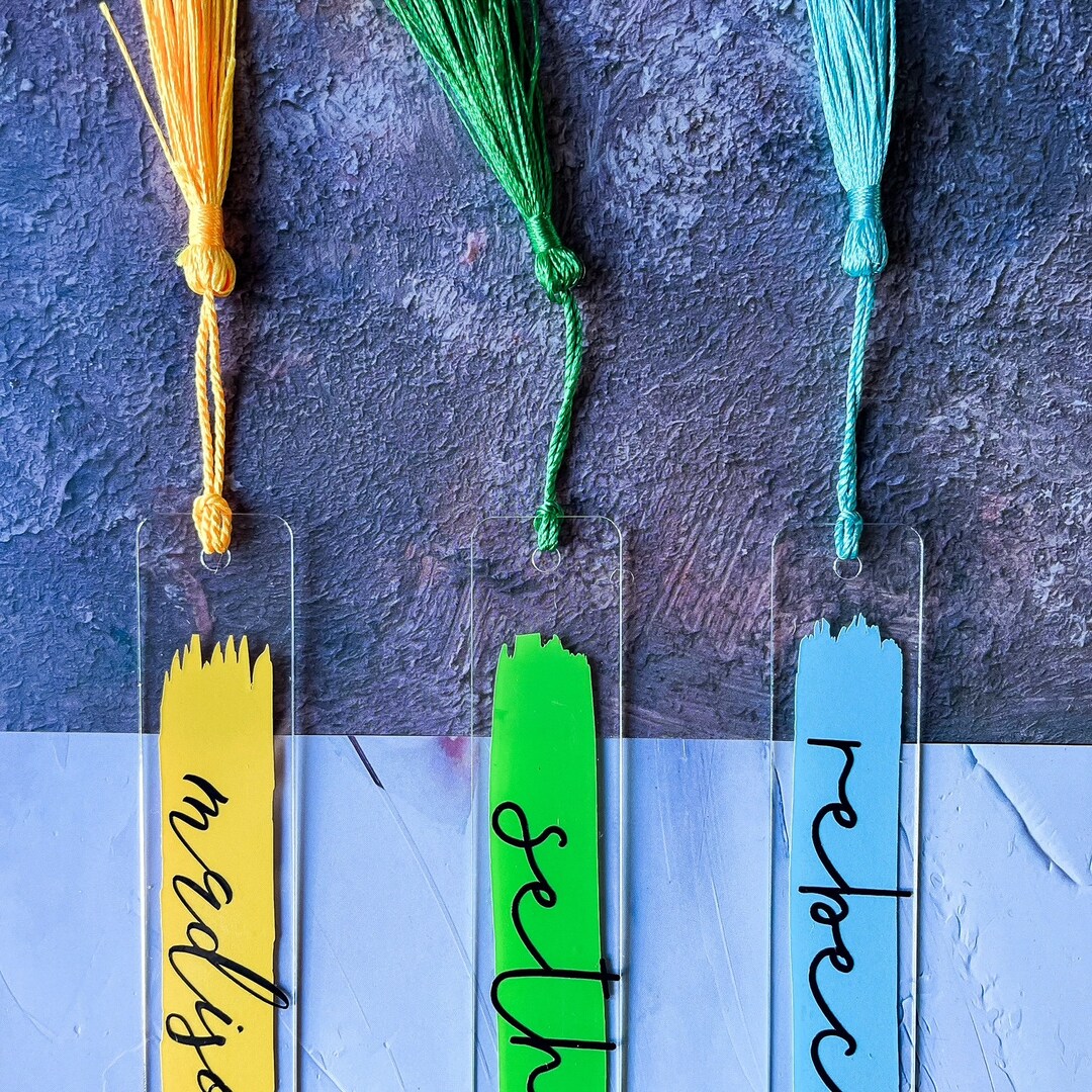 Custom Acrylic Bookmarks: Personalized Student Gifts & Unique Presents ...