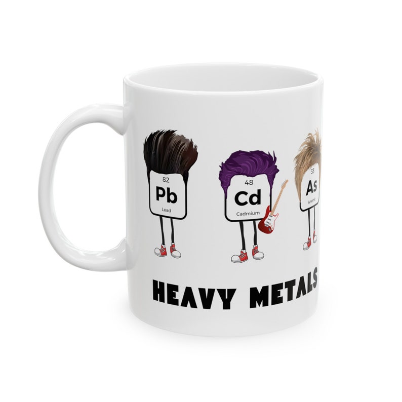 Heavy Metals Science Funny Periodic Table Elements Geek Mug | Gift for ...