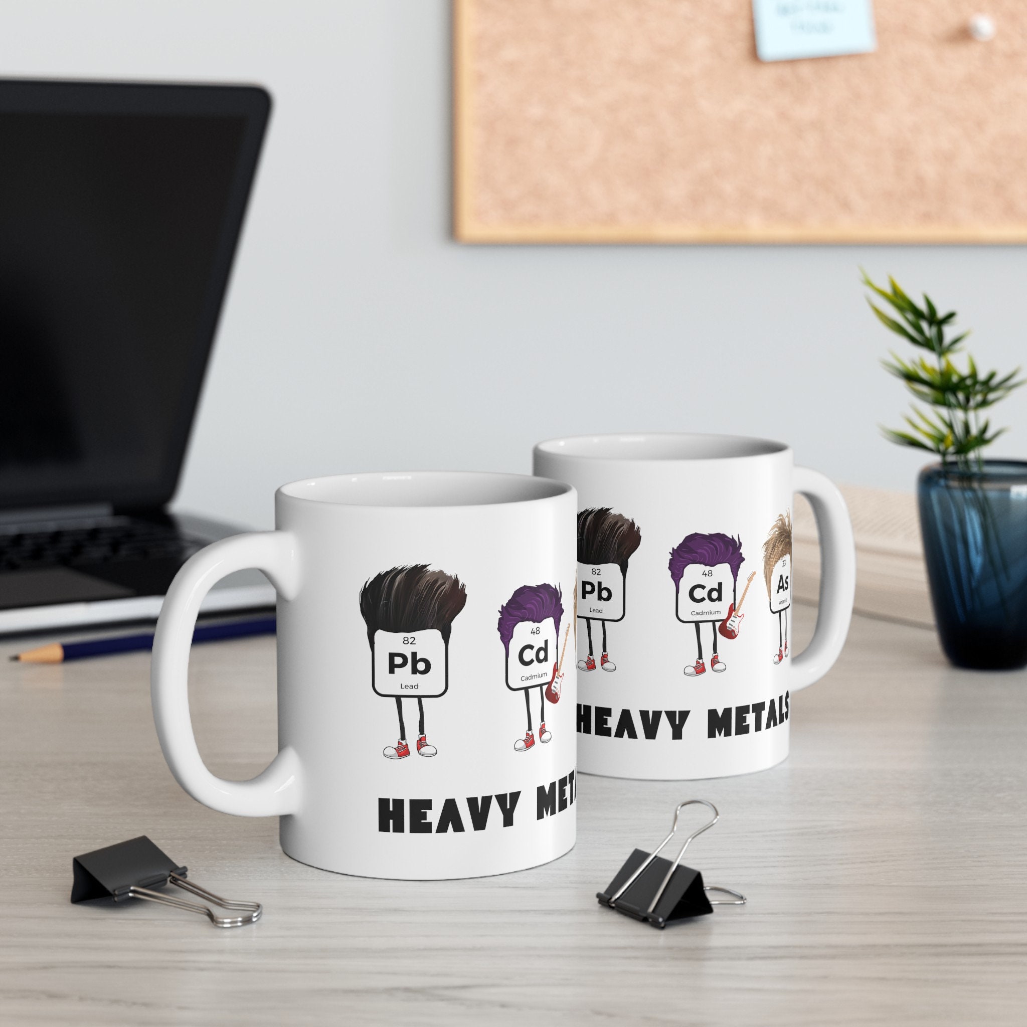 Heavy Metals Science Funny Periodic Table Elements Geek Mug | Gift for ...