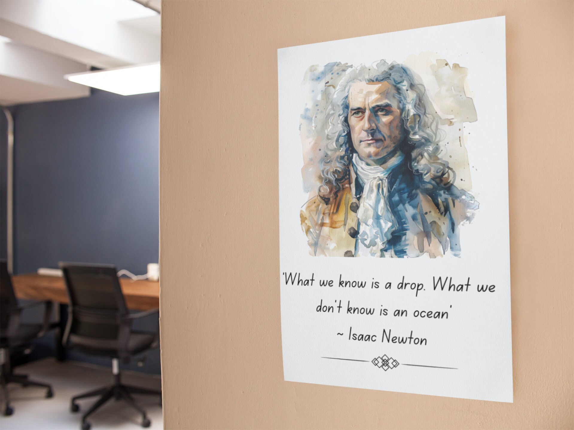 Classroom Science Posters Isaac Newton Quotes | 4X Digital Download ...