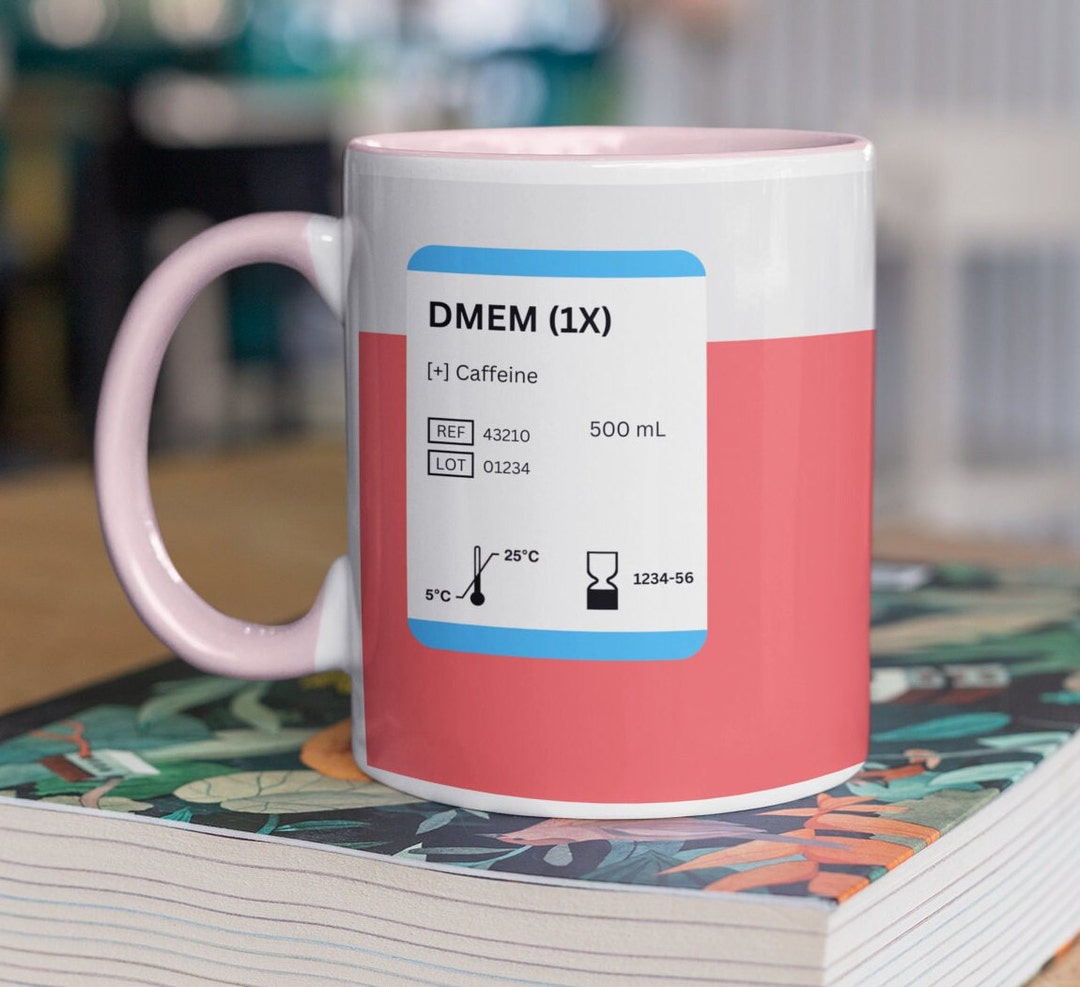 Funny Science Mug, DMEM Media Lab Mug, Gift for Lecturers, Cell Culture ...