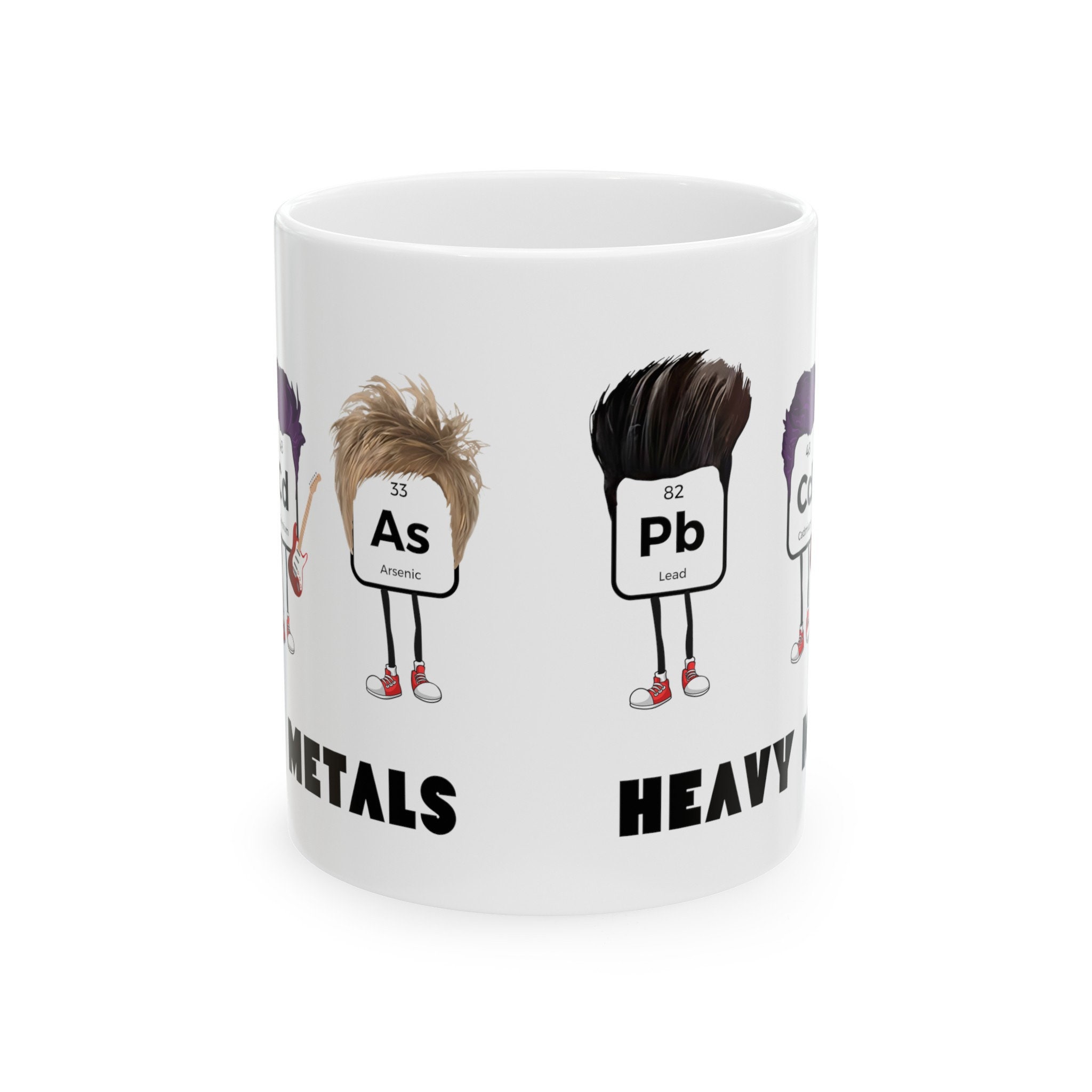 Heavy Metals Science Funny Periodic Table Elements Geek Mug | Gift for ...