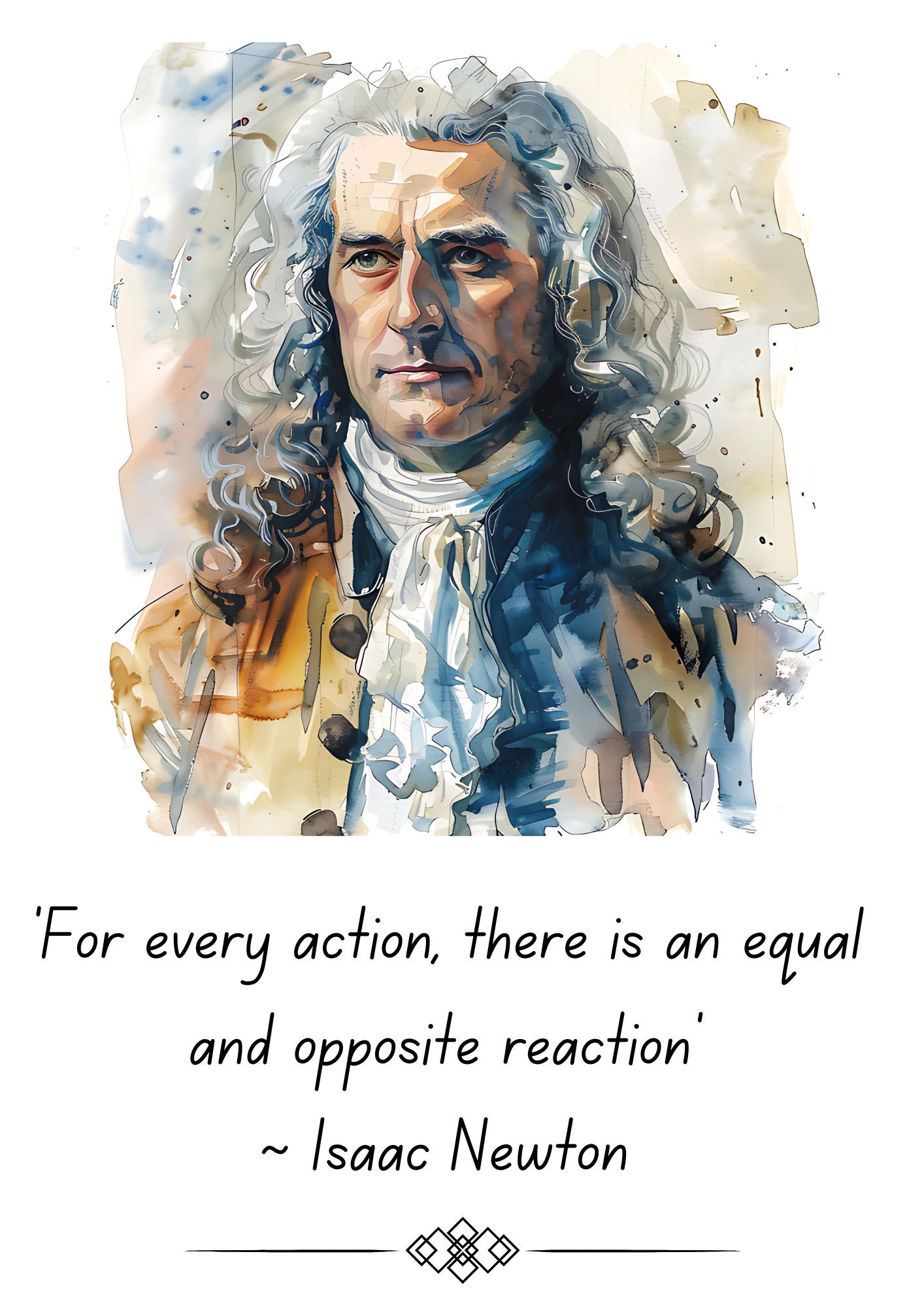 Classroom Science Posters Isaac Newton Quotes | 4X Digital Download ...