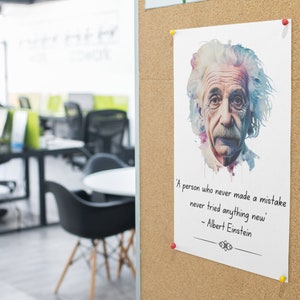Classroom Science Posters Albert Einstein Quotes | 4X Digital Download ...