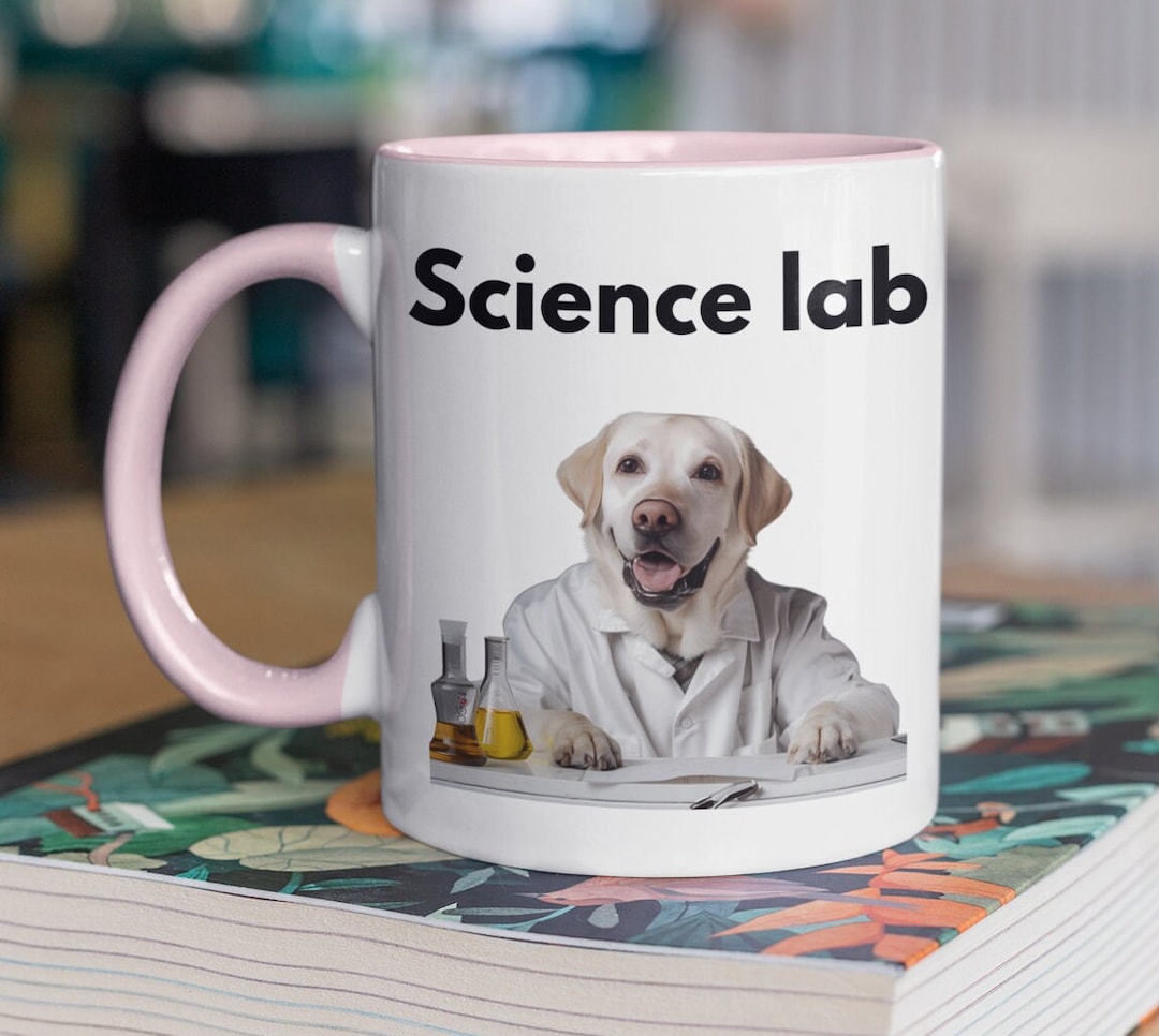 Funny Science Lab Mug, Science Dog Pun Mug, Gift for Lecturers, Biology ...