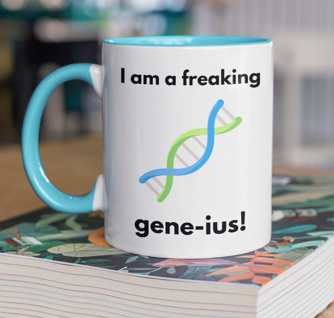 Funny Science Genius Mug, Biology Genetics Mug, Gift for Lecturers ...