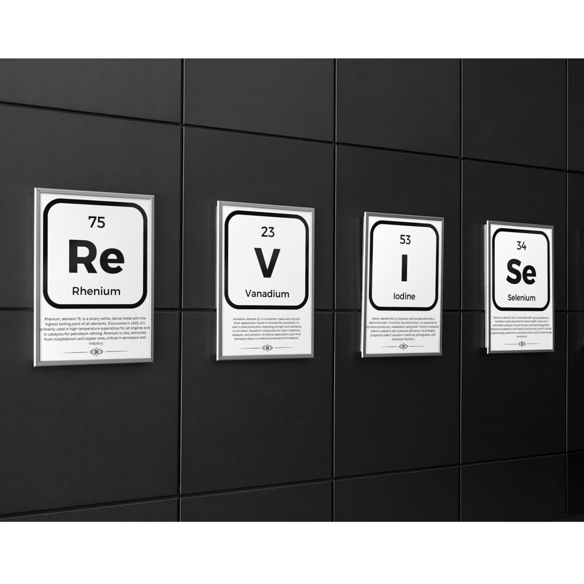 Classroom Science Posters: 'revise' Periodic Table Posters for Teachers ...