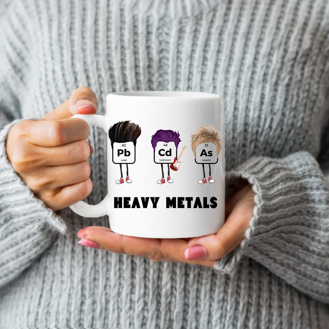 Heavy Metals Science Funny Periodic Table Elements Geek Mug | Gift for ...