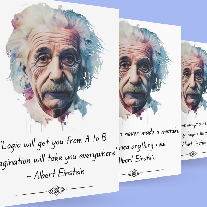 Einstein Quote - Etsy