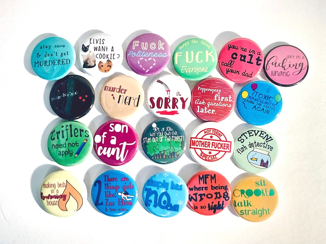 My Favorite Murder Button Pins Choose Any One! - Etsy