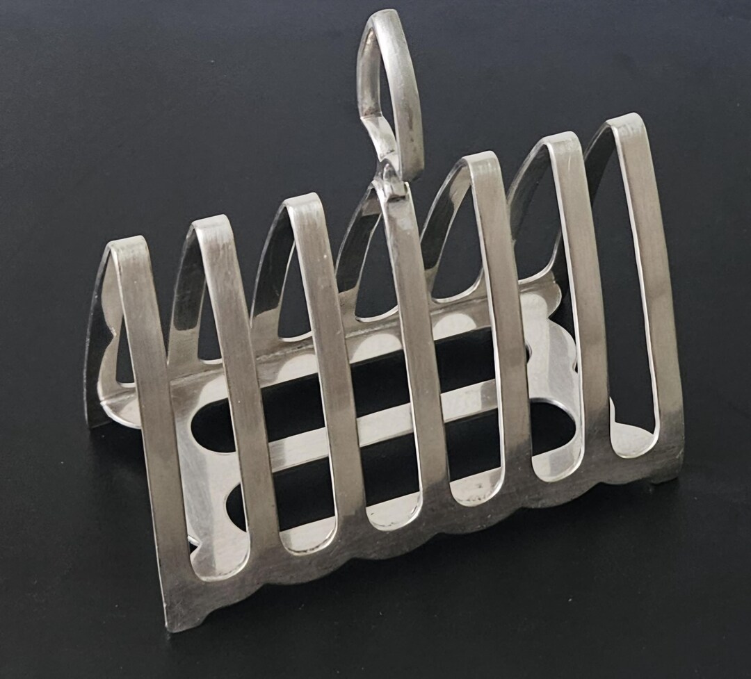 Vintage Large Silver Plated Toast Rack Walker and Hall Sheffield ...