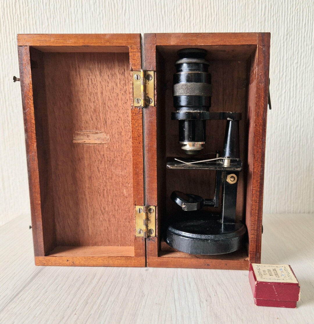 Antique Charles Baker London 'the Nature' Compund Microscope Original ...