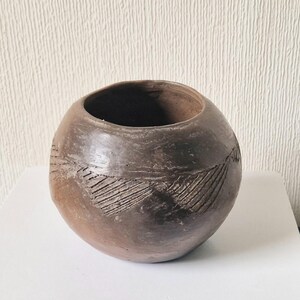 Antique Zulu Ukhamba Beer Pot: South African Geometric Clay Vessel - Etsy