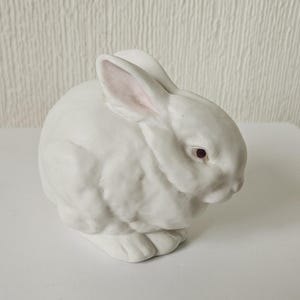 Vintage Cybis Mr. Snowball Rabbit Bunny Bisque Porcelain Figurine 10cm ...