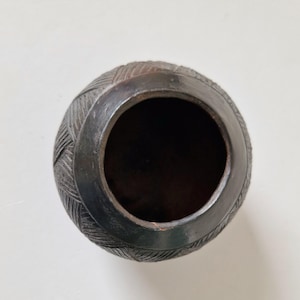 Antique South African Zulu Ukhamba Beer Cup: Handmade Decorated Clay ...