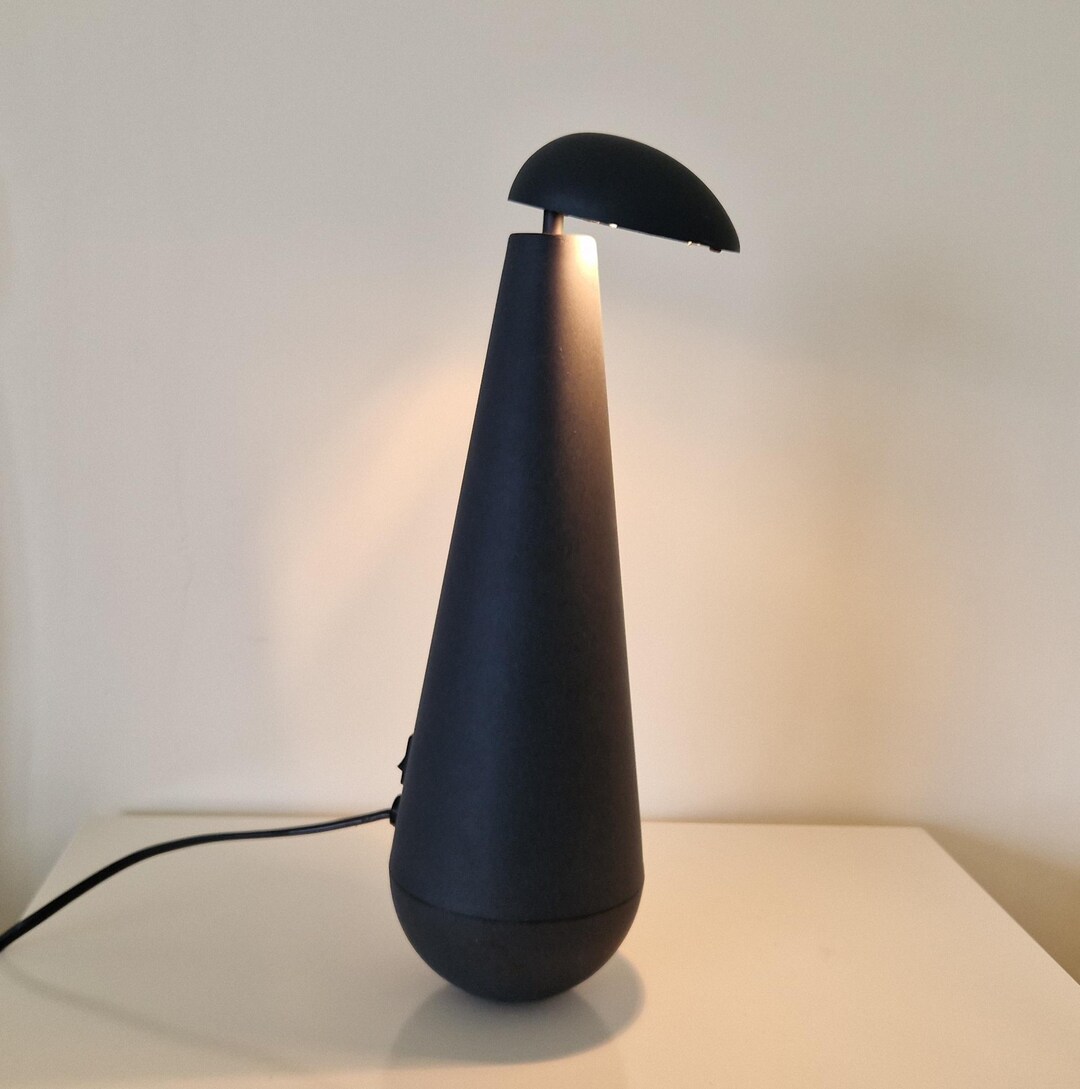 Retro 1990 Designer Penguin Table Lamp Dark Grey Rare Self-righting ...