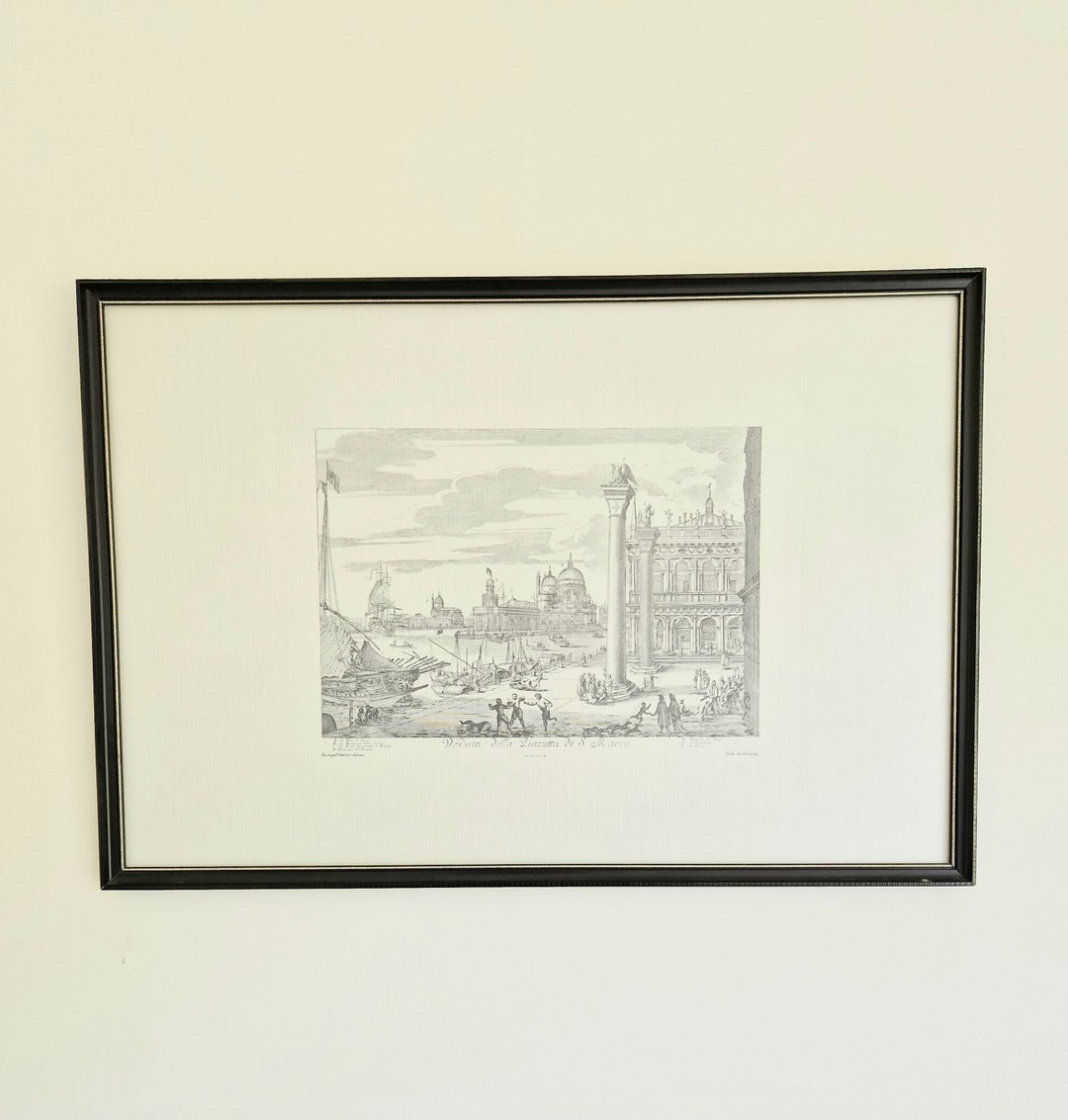 Piazza San Marco Print Carlo Zucchi & Giuseppe Valeriani St Mark's ...