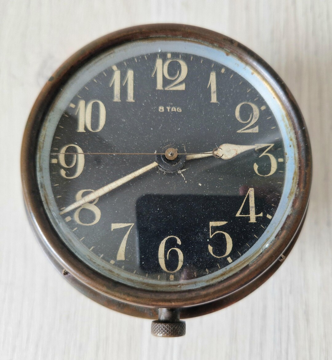 1920s Antique German 8-day (8 Tag) Brass Car Dashboard Clock - Etsy