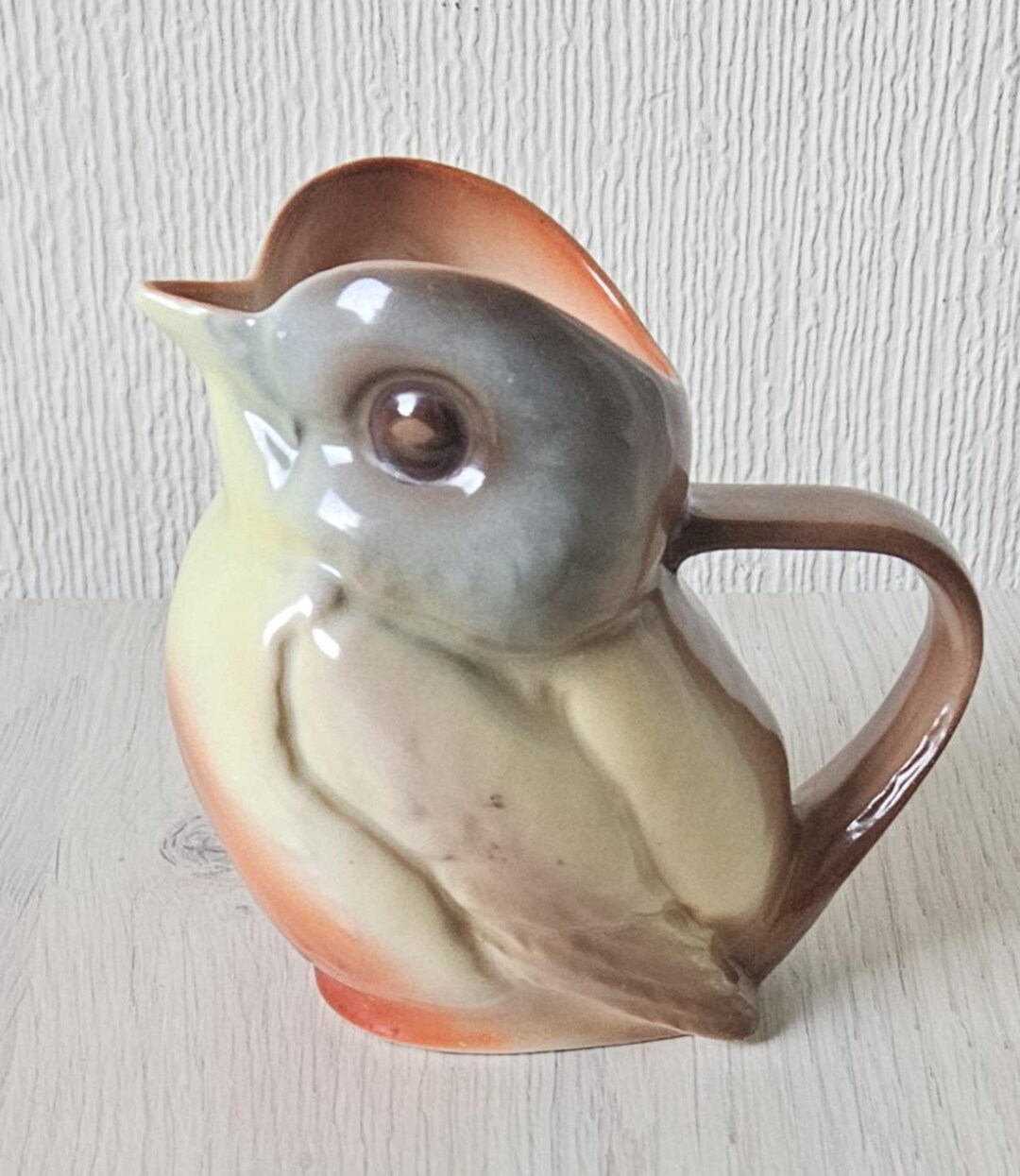 Antique Royal Bayreuth Large Robin Bird Fine Porcelain Figural Creamer ...