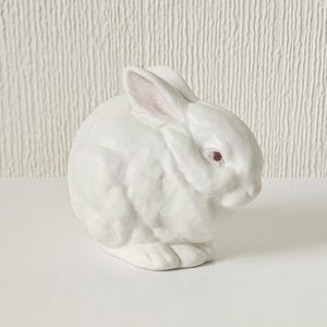 Vintage Cybis Mr. Snowball Rabbit Bunny Bisque Porcelain Figurine 10cm ...
