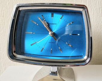 Mid Century Modern ,space Age Germany Steiger Quartz Table Clock - Etsy