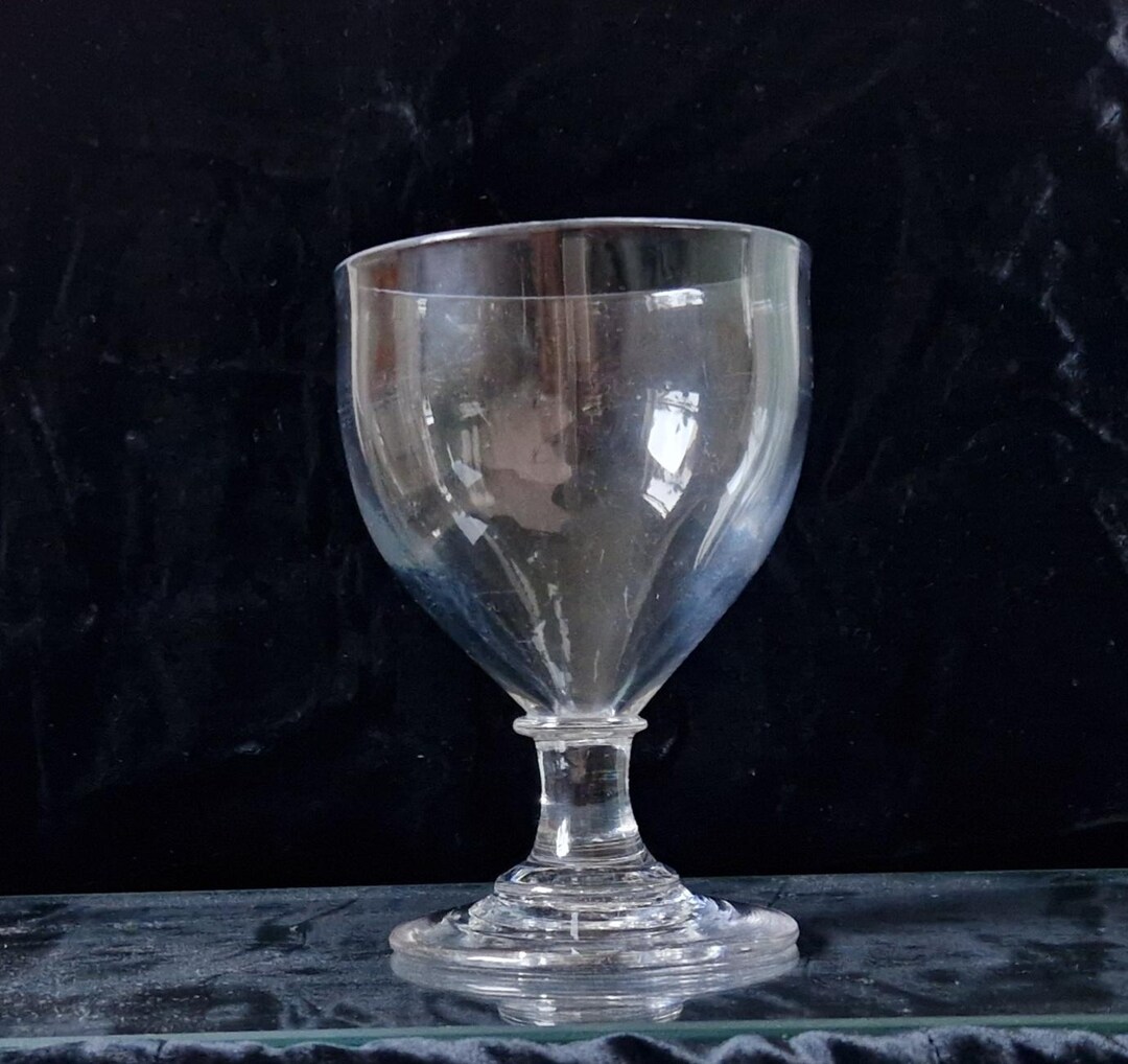 Fine Heavy 18th Century Rummer Glass Ovoid Bowl, Capstan Stem, Conical ...