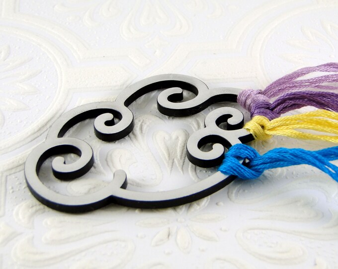 Cloud Floss Organizer in Silver Acrylic - Etsy