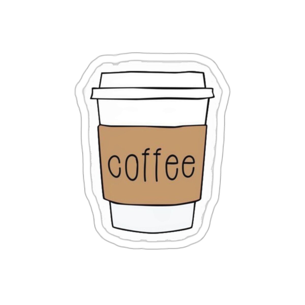 Coffee Cup Sticker, Planner Coffee Stickers, Scrapbook Stickers ...