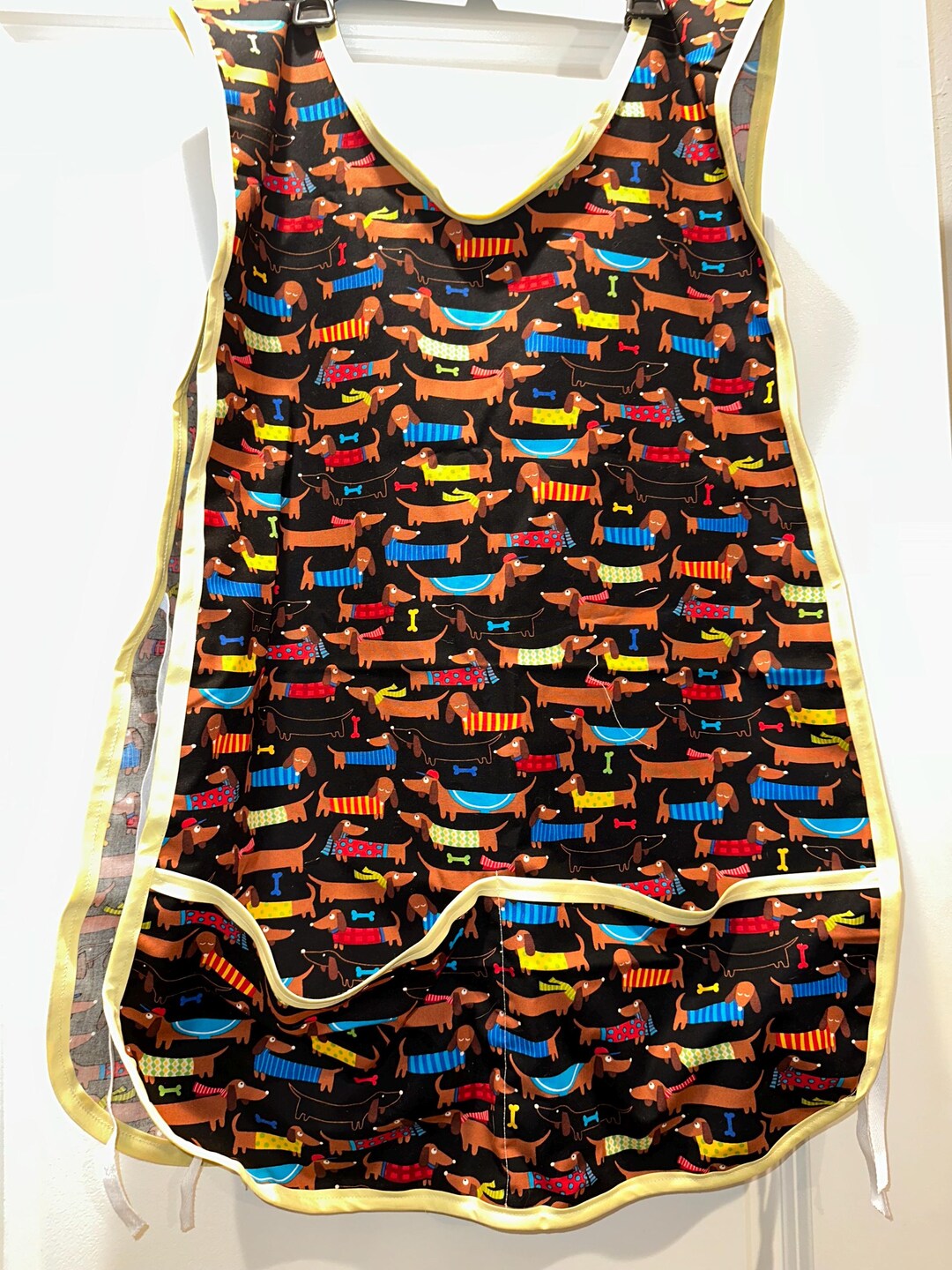 Madiebs Weiner Dog Butcher Style Apron - Etsy