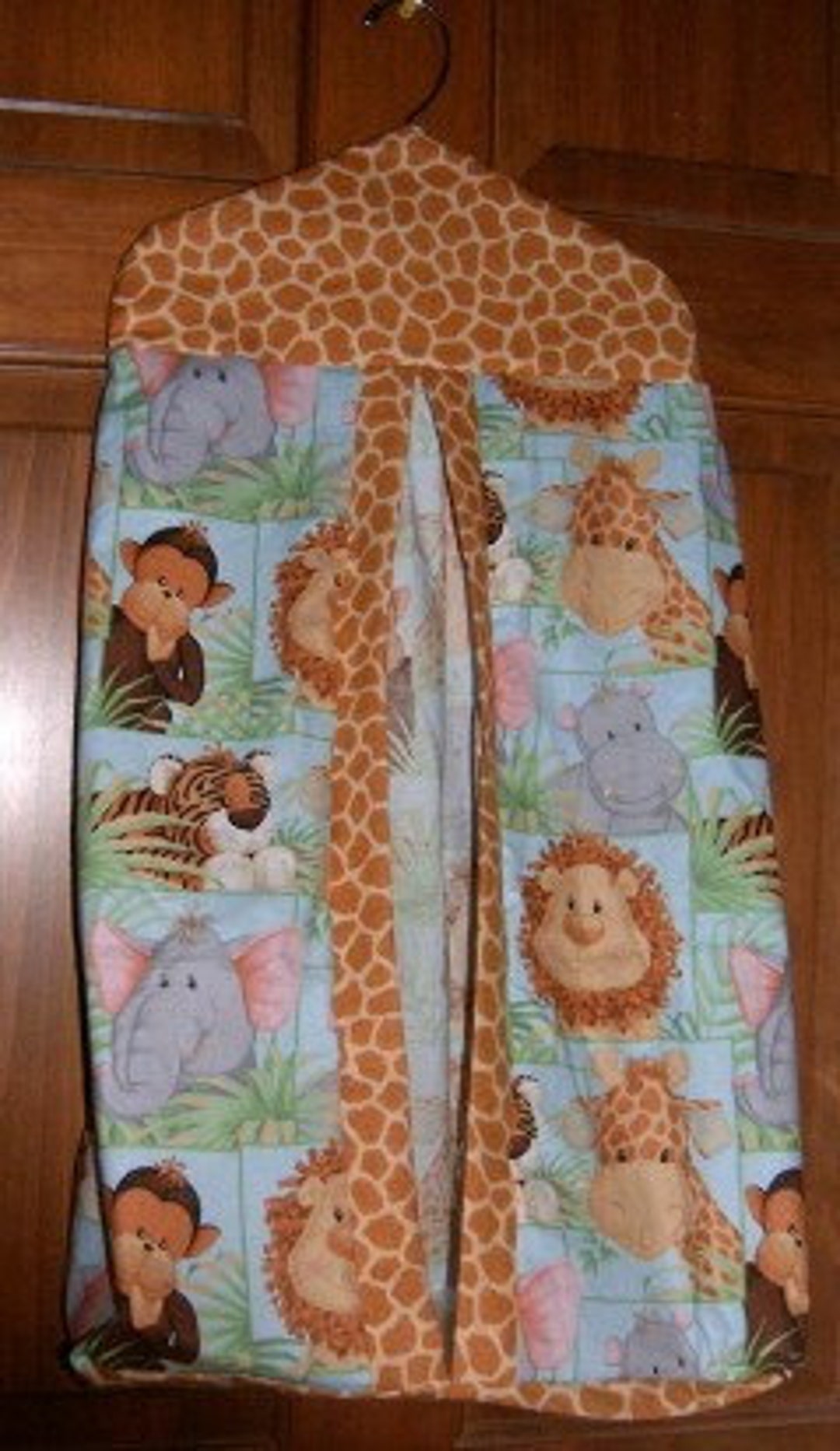 Madiebs Cute Jungle Baby Diaper Stacker Custom Monkey Lion Giraffe ...