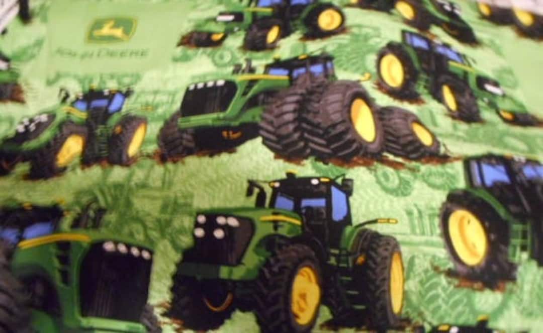 Madiebs John Deere Tractor Crib or Toddler Sheet and Pillowcase Set - Etsy