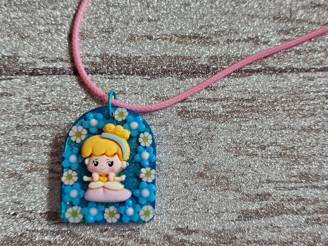 Glass Slipper Princess Charm Bundle, Including Resin Charm, Necklace ...