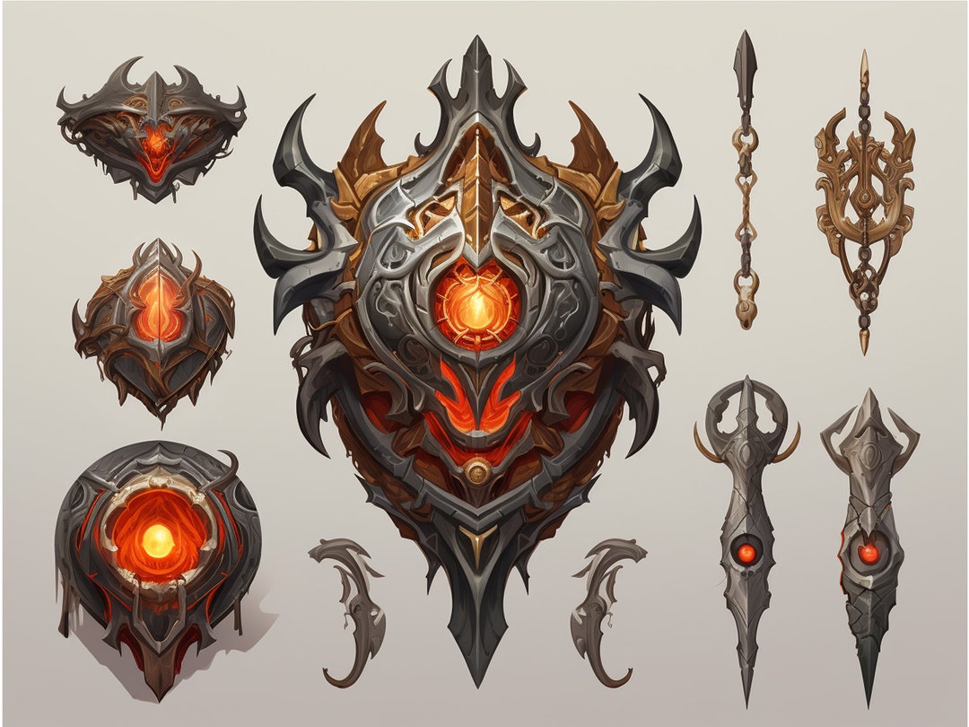 Arcane Relics: PNG Icons From the World of Sorcery - Etsy