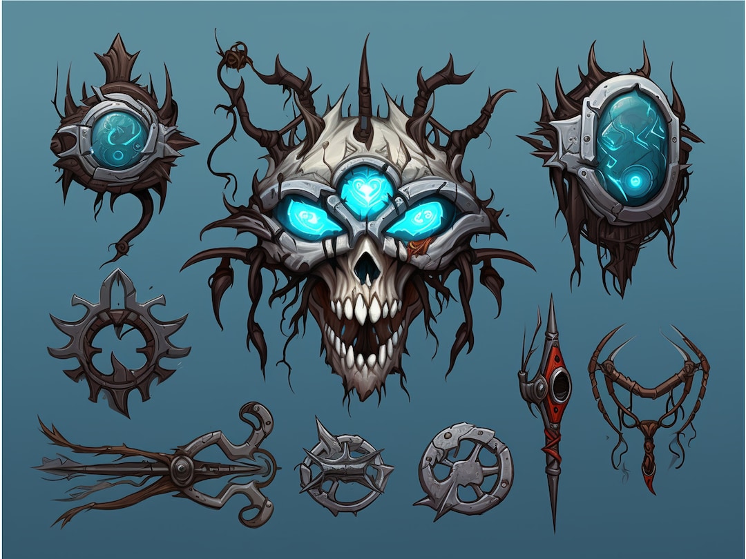 Arcane Relics: PNG Icons From the World of Sorcery - Etsy