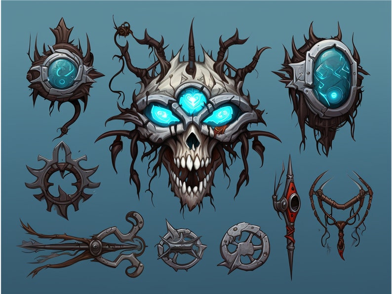 Arcane Relics: PNG Icons From the World of Sorcery - Etsy