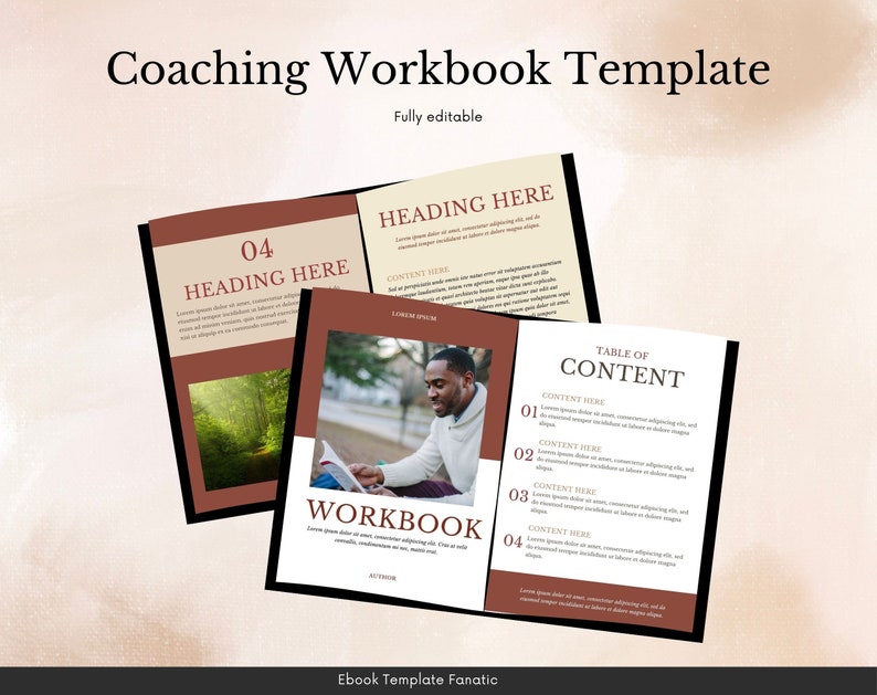 Ebook Coaching Workbook Template Canva | Fully Editable | Spiritual ...