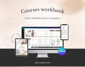 Ebook Coaching Course Workbook Template Canva Fully Editable Spiritual Life Business Coaching ...