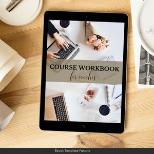 Ebook Coaching Course Workbook Template Canva | Fully Editable ...