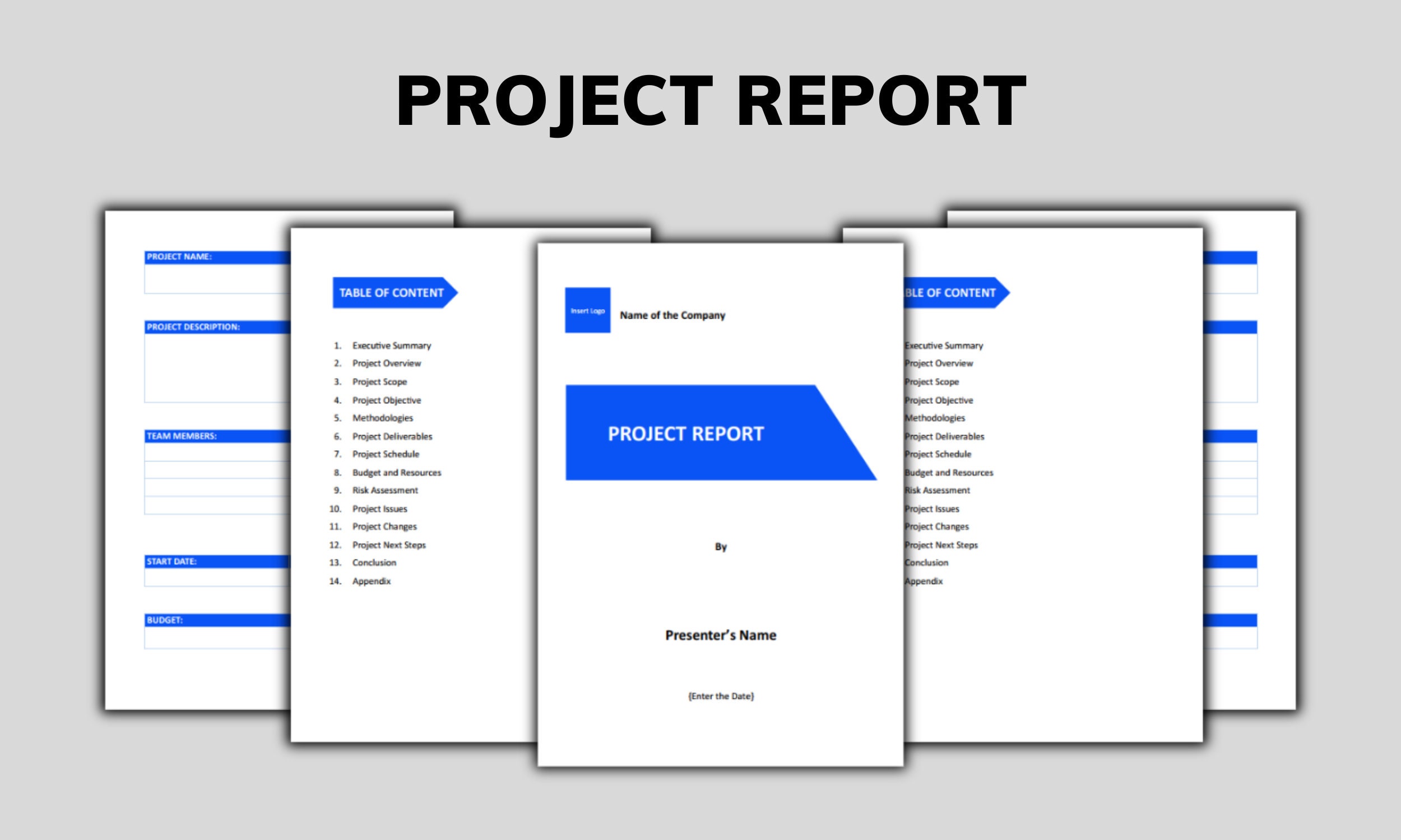 Editable Project Report Template MS Word Project Report Template, Project Progress, Project ...
