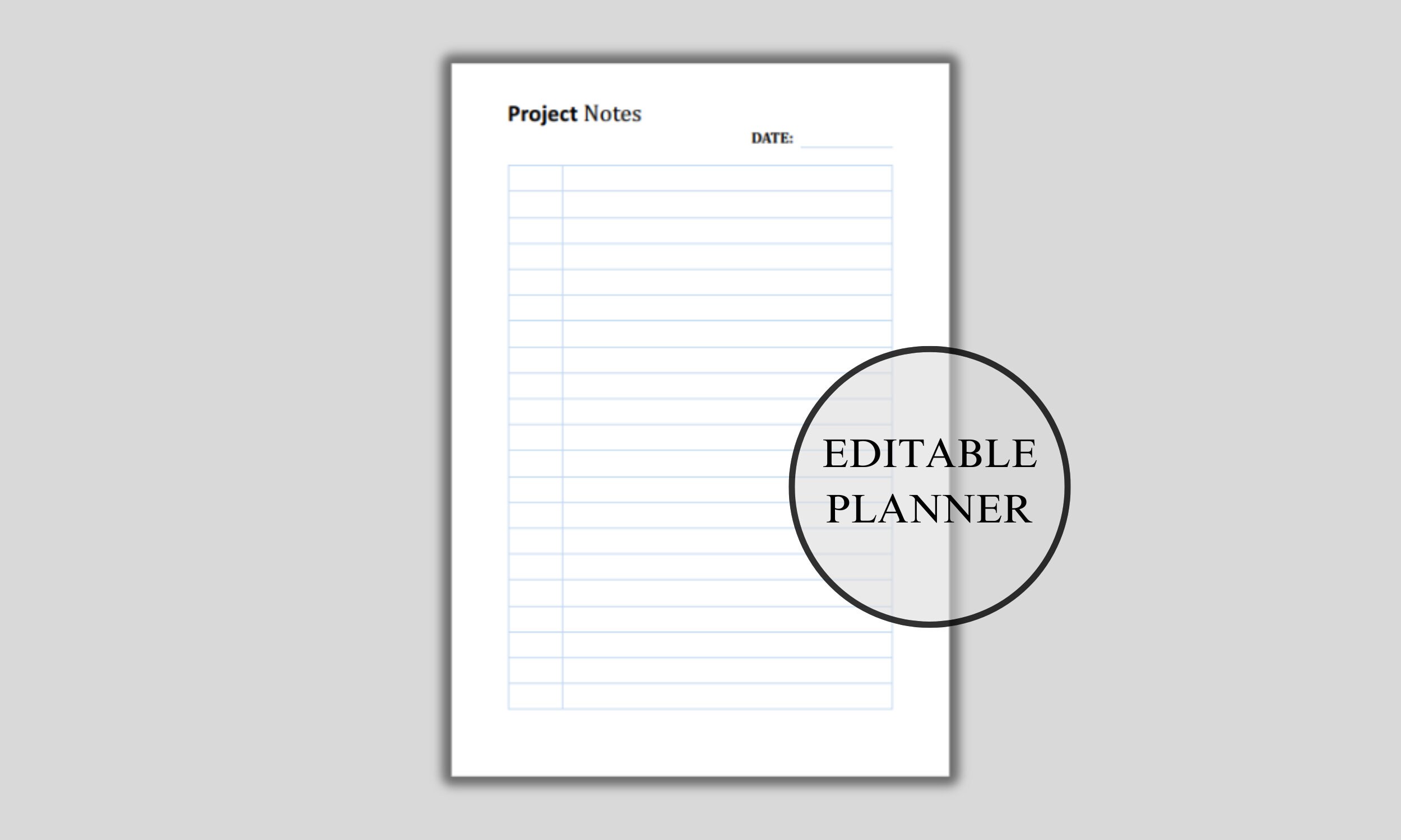 Editable Notes Template, Printable MS Word Notes Template,stationery ...