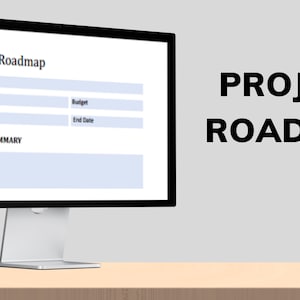 Editable Project Roadmap Template: MS Word Project Planner (digital ...