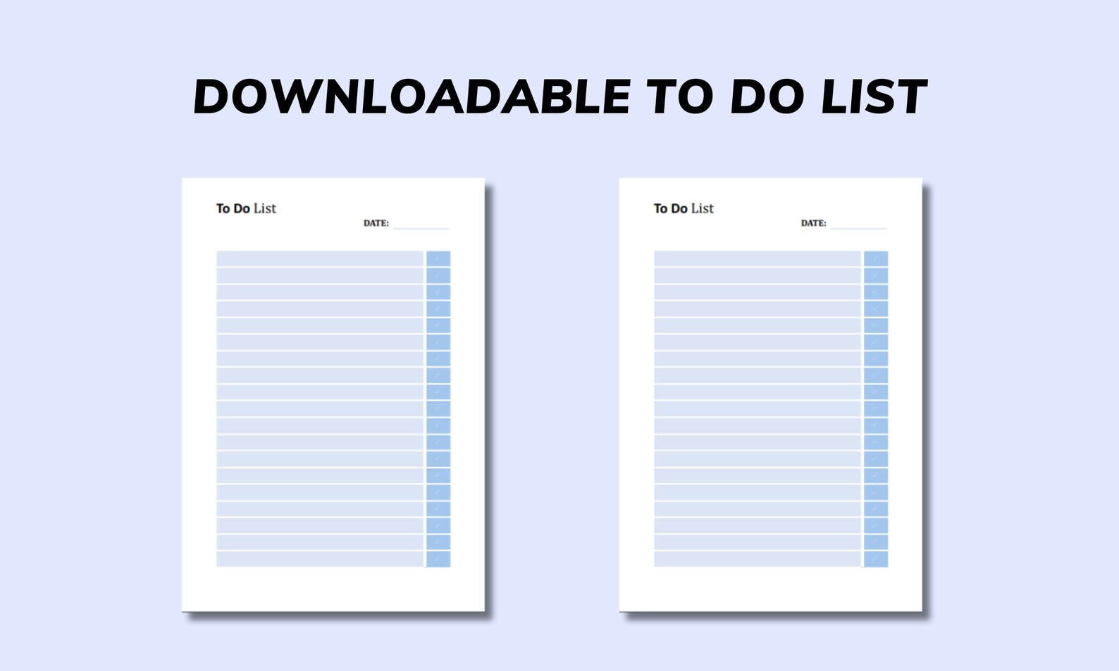 Editable To-do List Template, MS Word To-do List Template, to Do List ...