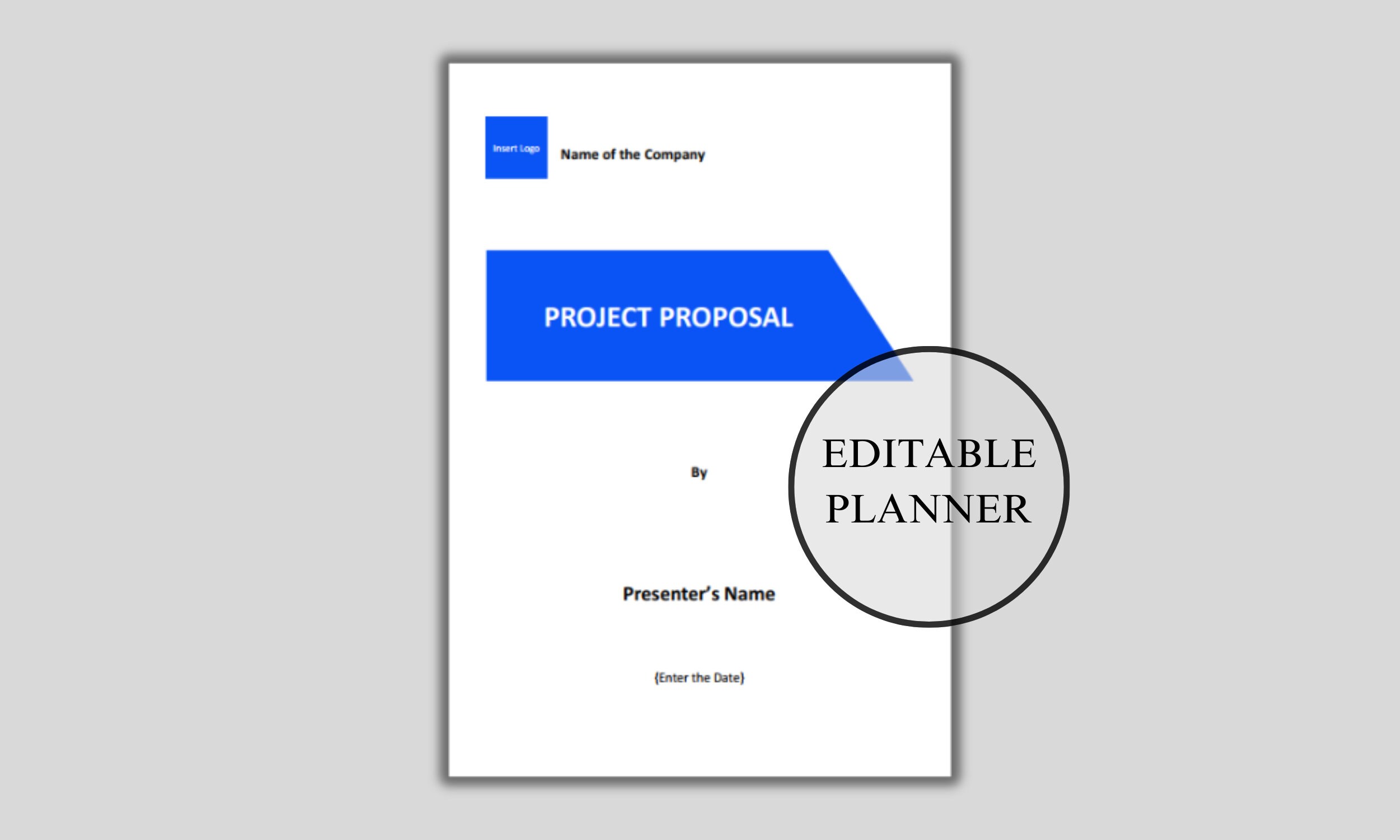 Editable Project Proposal Template, MS Word Project Proposal Template ...